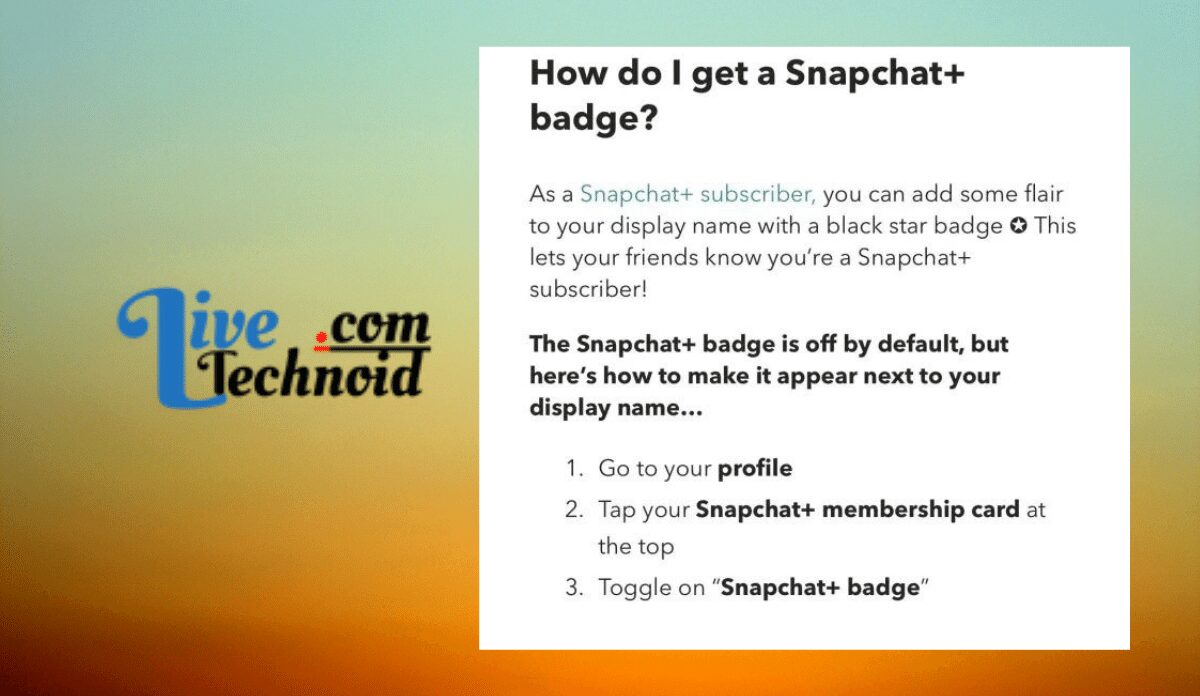 How to Get the Snapchat Plus Badge » Dextrava.com
